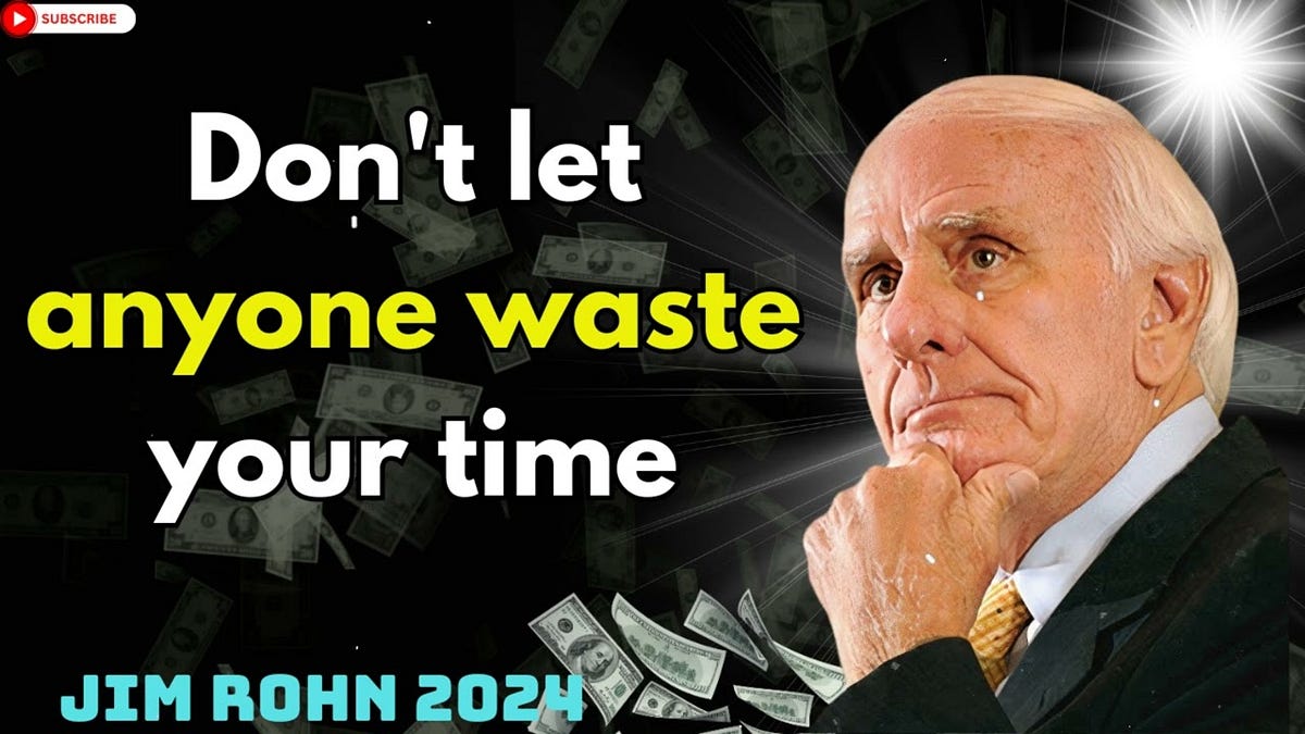 Jim Rohn 2024 — Don’t let anyone waste your time | by Alfred Mutale | Jun, 2024 | Medium