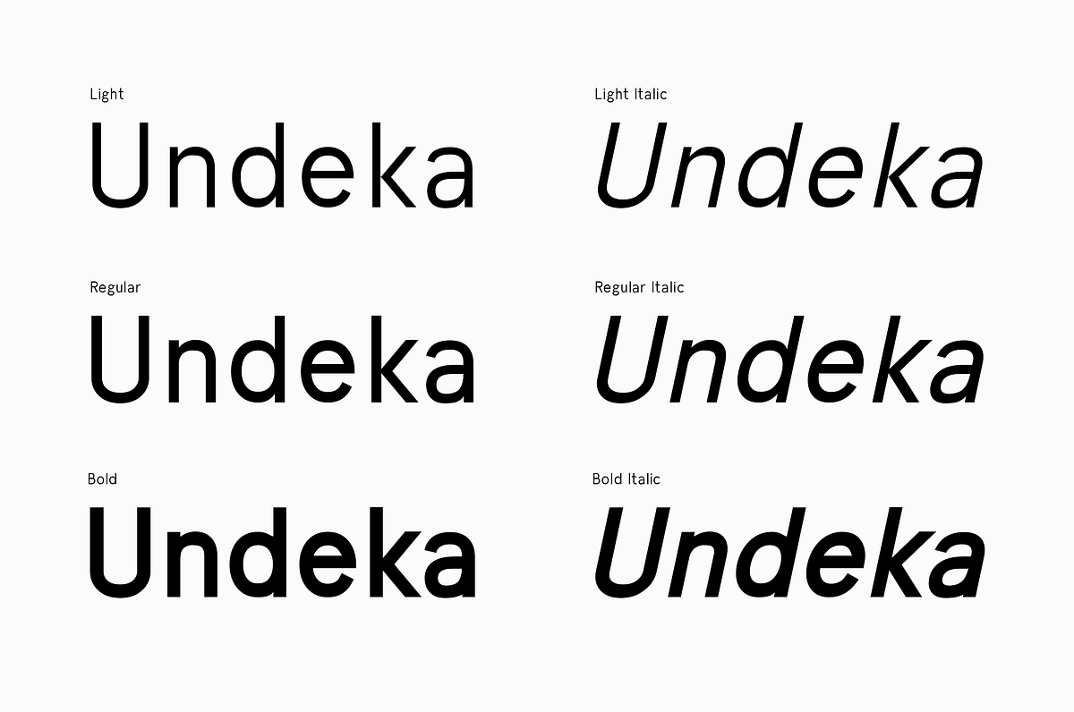 The story of Undeka Typeface, a new contemporary font | by Krisjanis ...