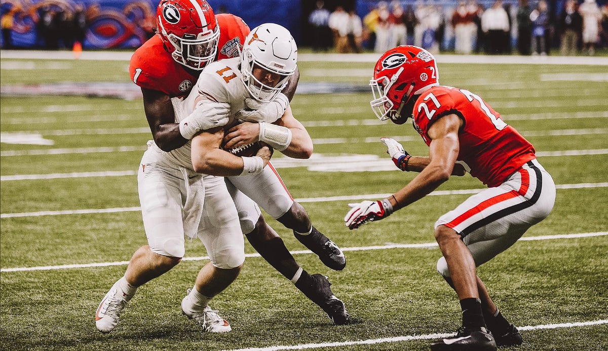 Texas wrangles Georgia, earns tenth win for the first time since 2009 ...