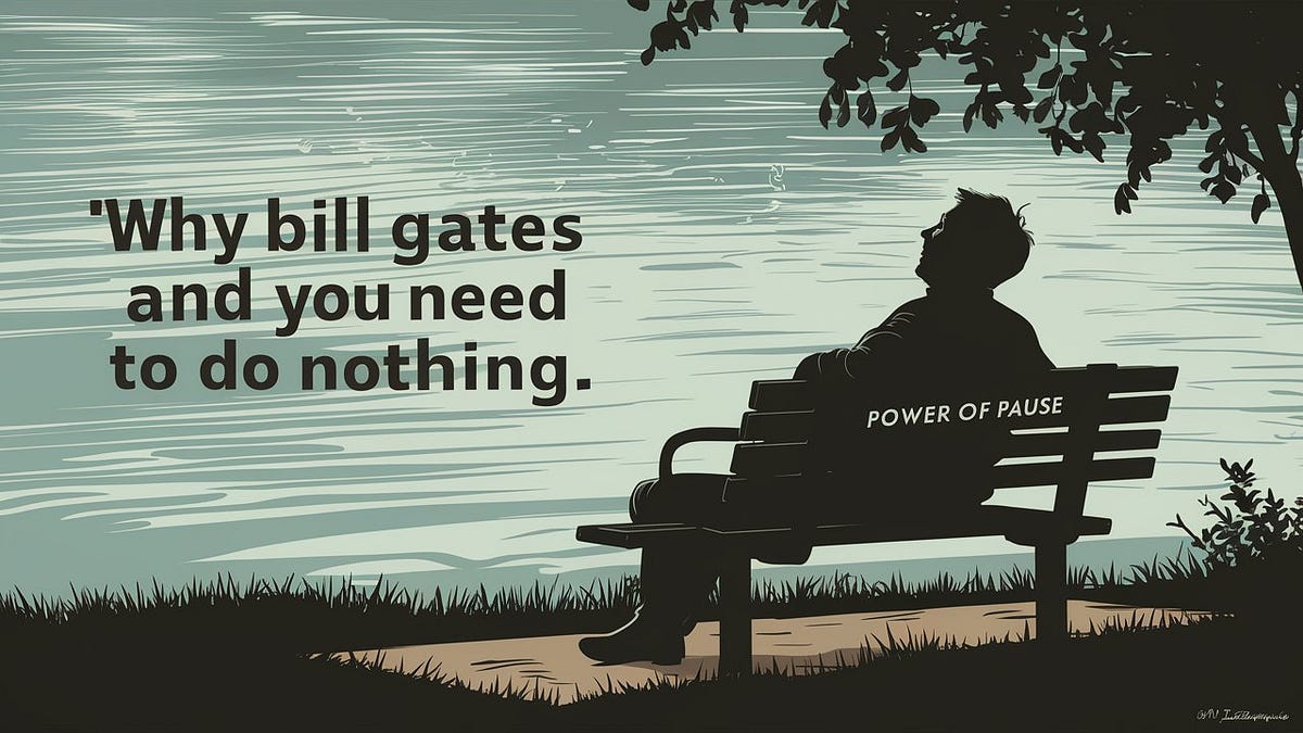 The Power of Pause: Why Bill Gates and You Need to Do Nothing | by ...