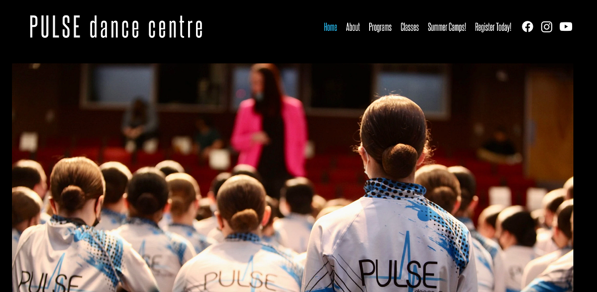 Website Redesign — Pulse Dance Centre | by Kaitlin Leitch | Medium