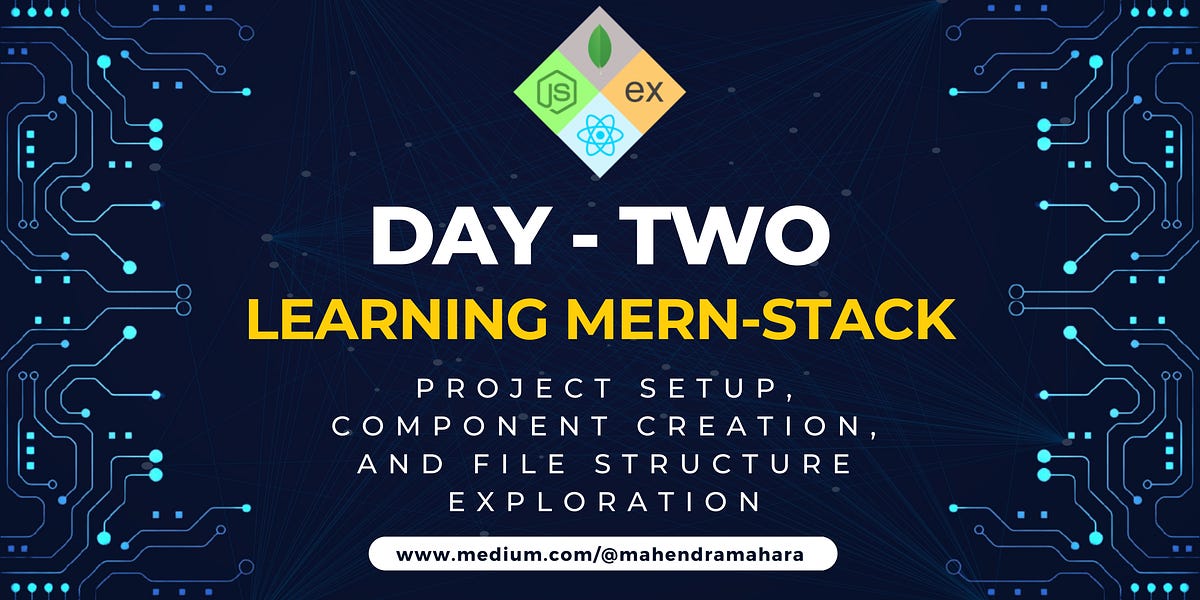Day 2 of MERN Stack Journey: Exploring Project Creation, Components, and File Structure | by ...