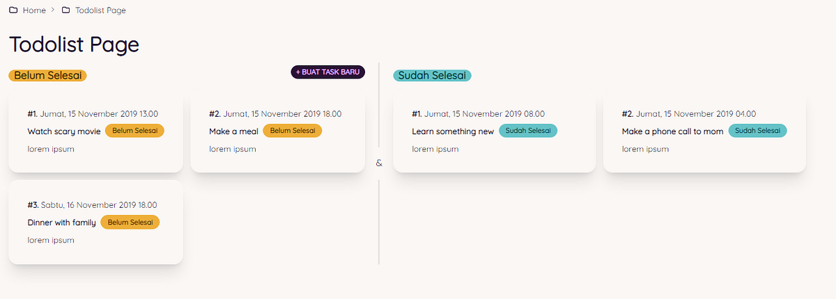 Membuat Todo-list sederhana dengan NEXT.js, Tailwind & Redux | by Rizqi Pratama | Medium