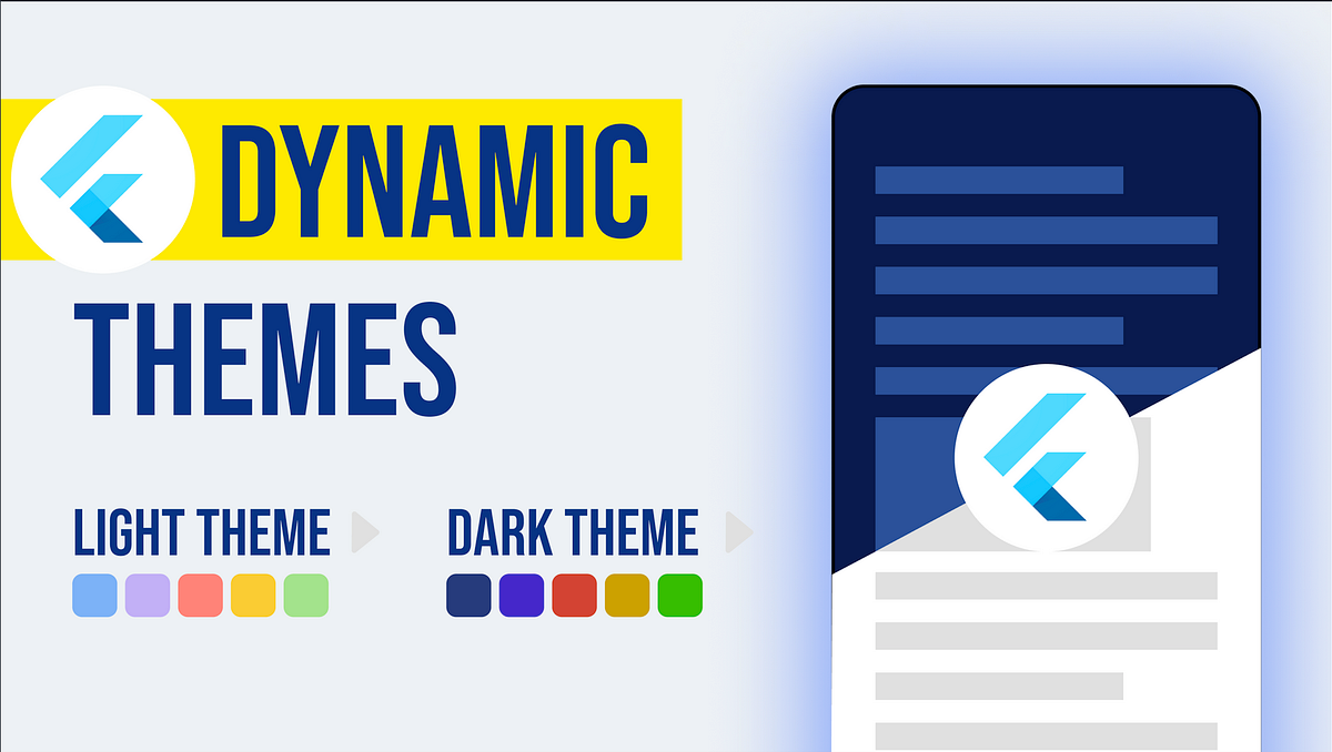 Dynamic themes in Flutter. In this article we will discuss about… | by Vijay R | vijaycreations ...