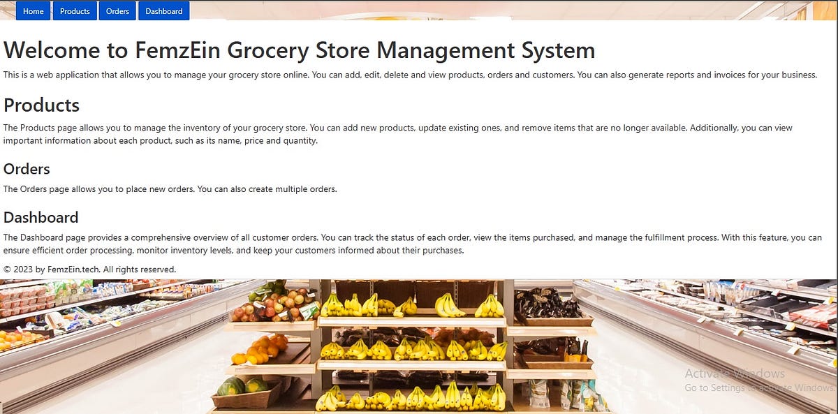 ALX Portfolio Project. Title: Building a Grocery Store Web App | by ...