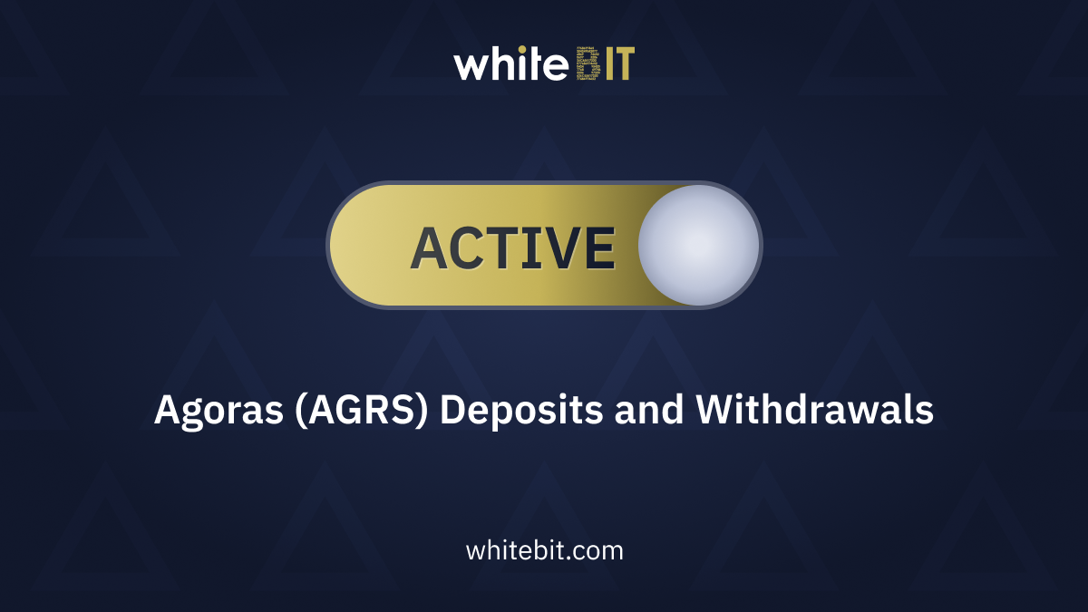Agoras update completed!. Dear users! | by WhiteBIT | WhiteBIT | Medium