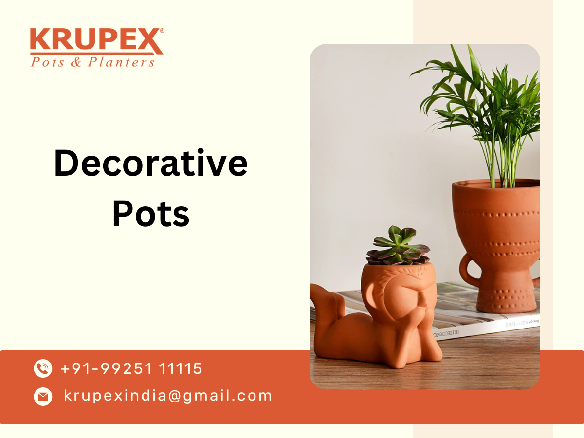 decorative potsHow to Use Decorative Pots to Elevate Your Home Decor with Krupex India | by ...