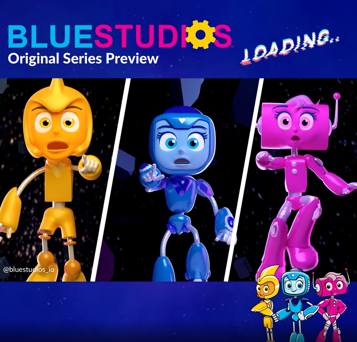 The Adventures of Bella, the Blue Bot. | by Antonio Rowry | BlueStudios ...