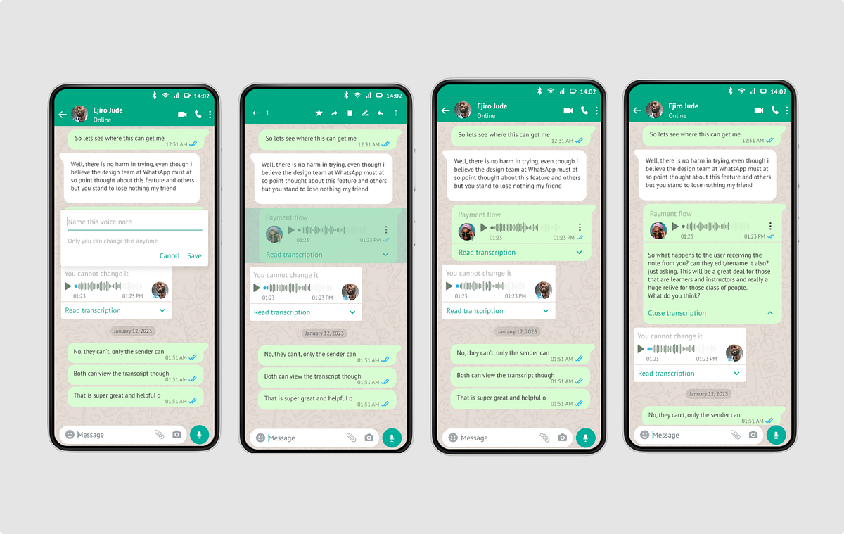 Transcribing and Naming WhatsApp Voice Note. | by Ejiro | Bootcamp | Medium