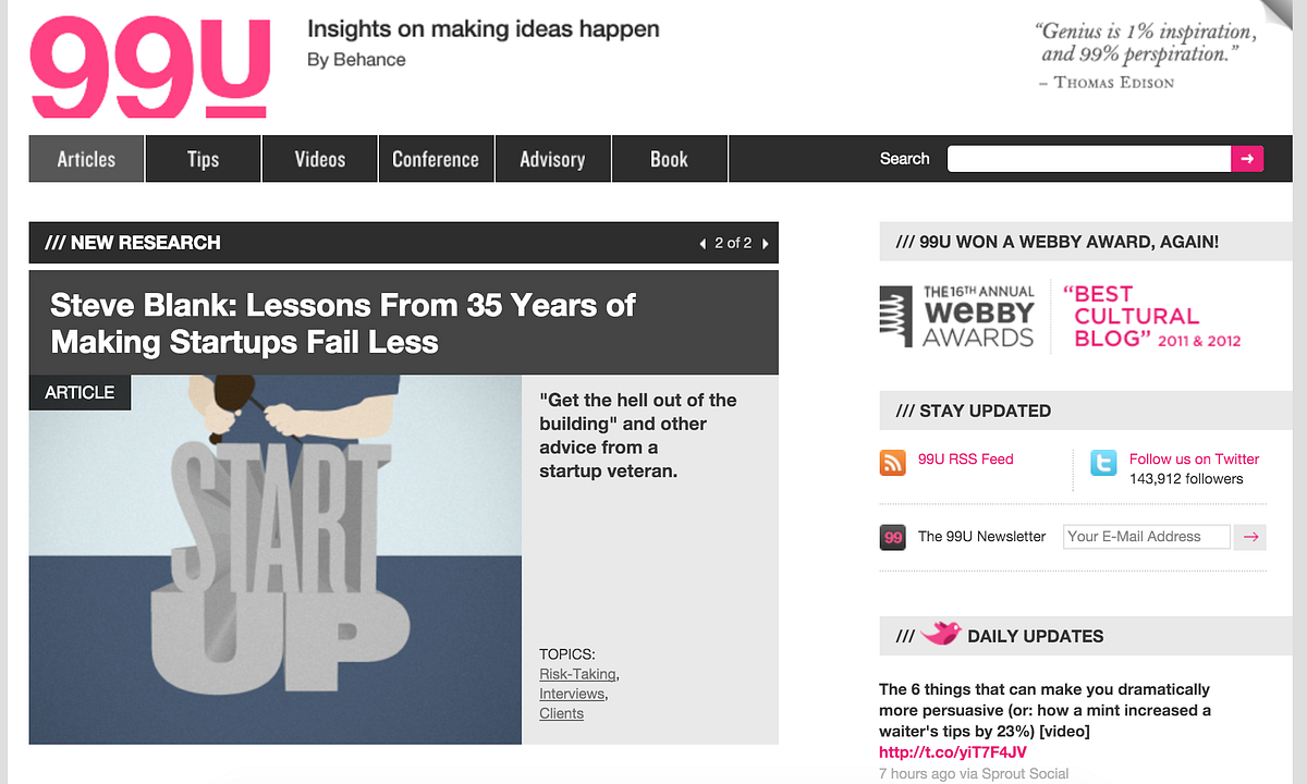 A Probably Overly-Detailed Behind-the-Scenes Look at the 99U Refresh ...