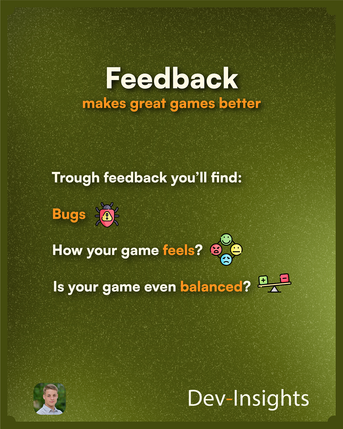 Feedback is so important. Feedback makes great games better. | by ...