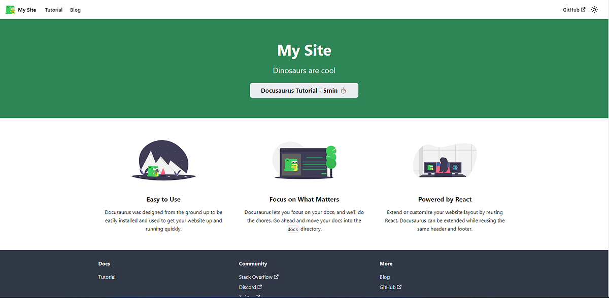 Creating a Document Site with Docusaurus | by Dogukan Yarar | Medium