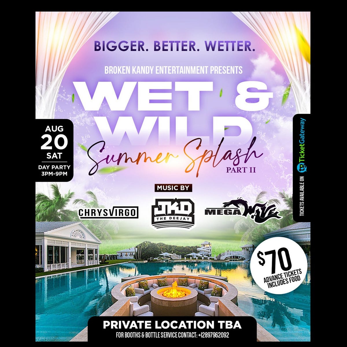Summer Splash Wet & Wild 2.0 - Ticketgateway Canada - Medium
