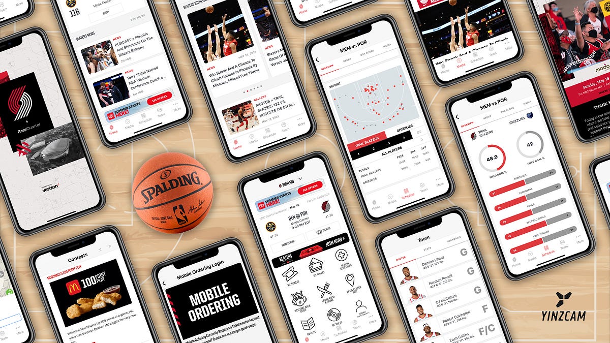 App Spotlight: Portland Trail Blazers | by YinzCam | YinzCam | Medium