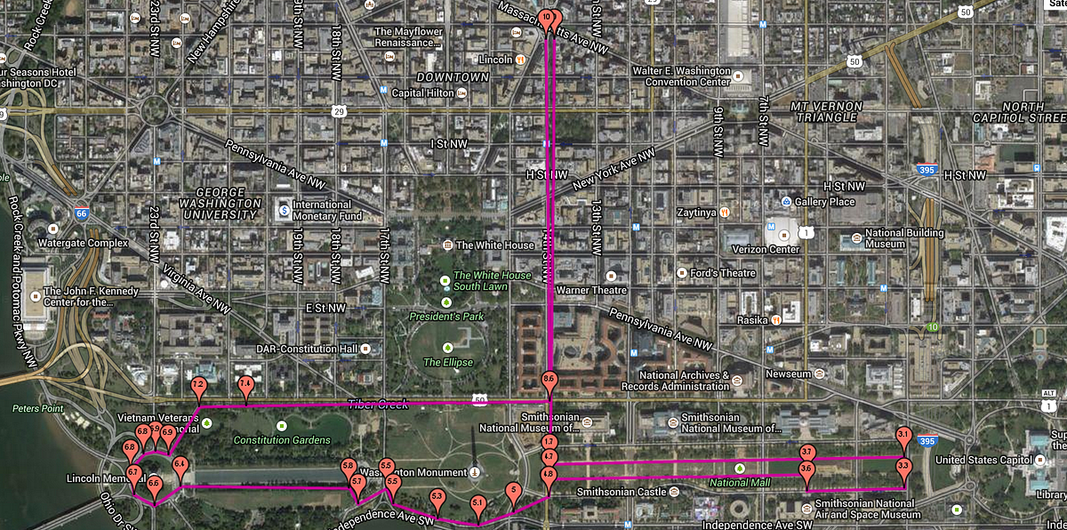 Washington DC — a “running” city. I have never seen that many people ...