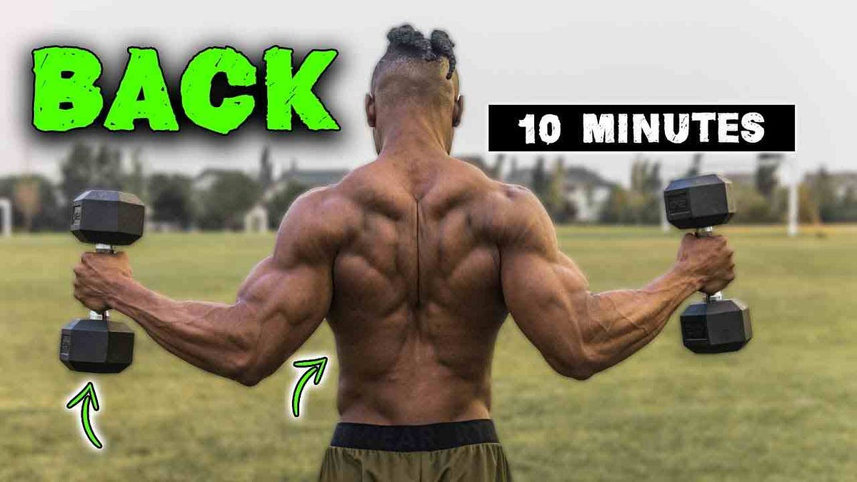 Upper Back Exercises With Dumbbells