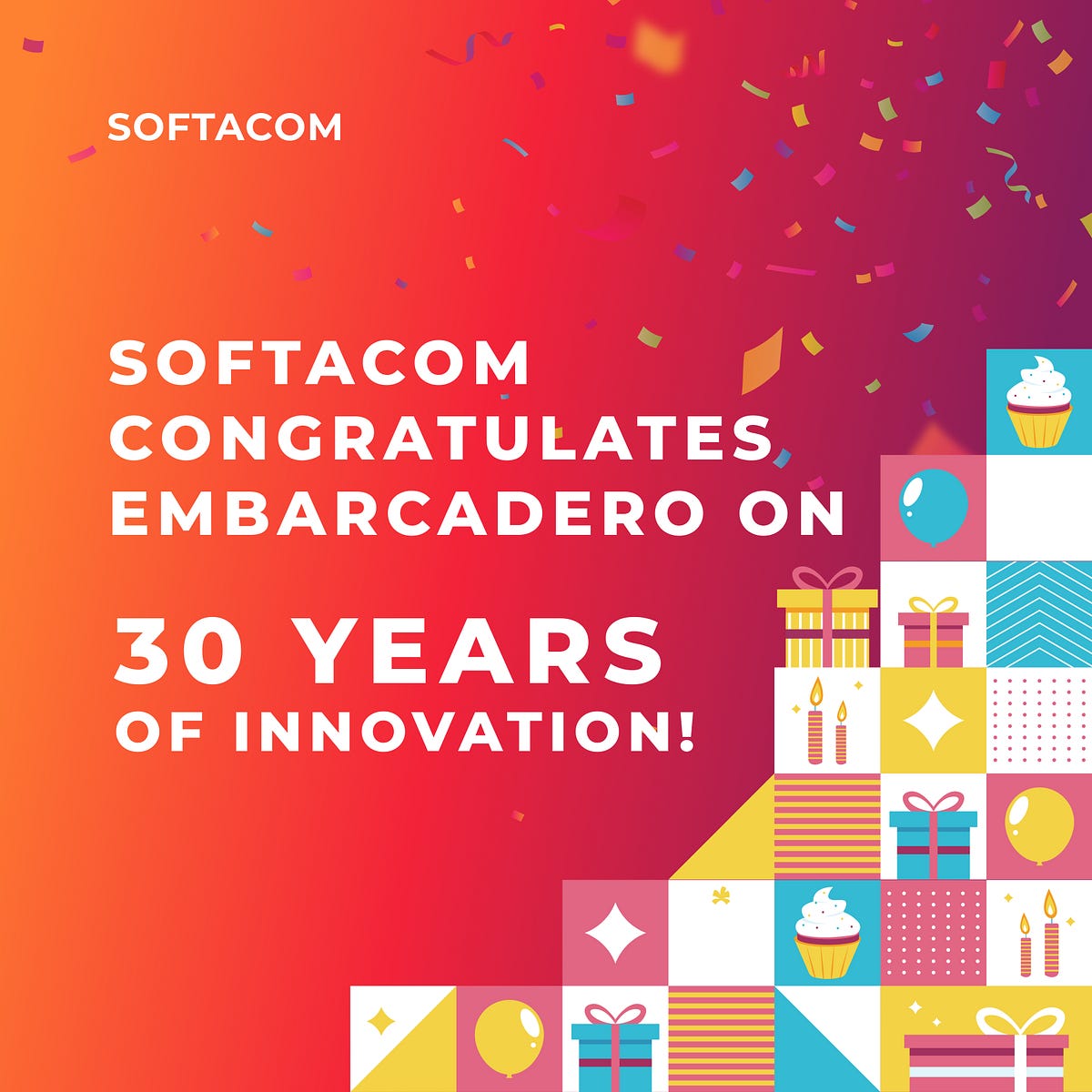 Congratulating Embarcadero on 30 Years of Innovation - Softacom - Medium