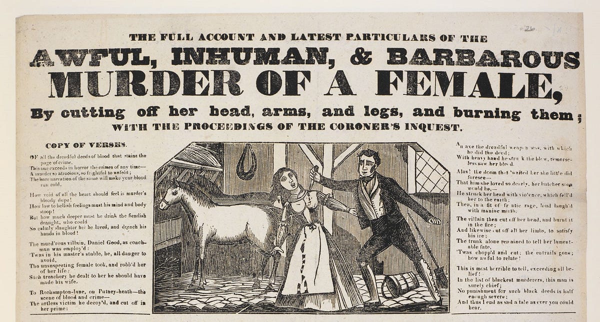 Murder Most Beautiful: Commodification of Death in Victorian Execution ...