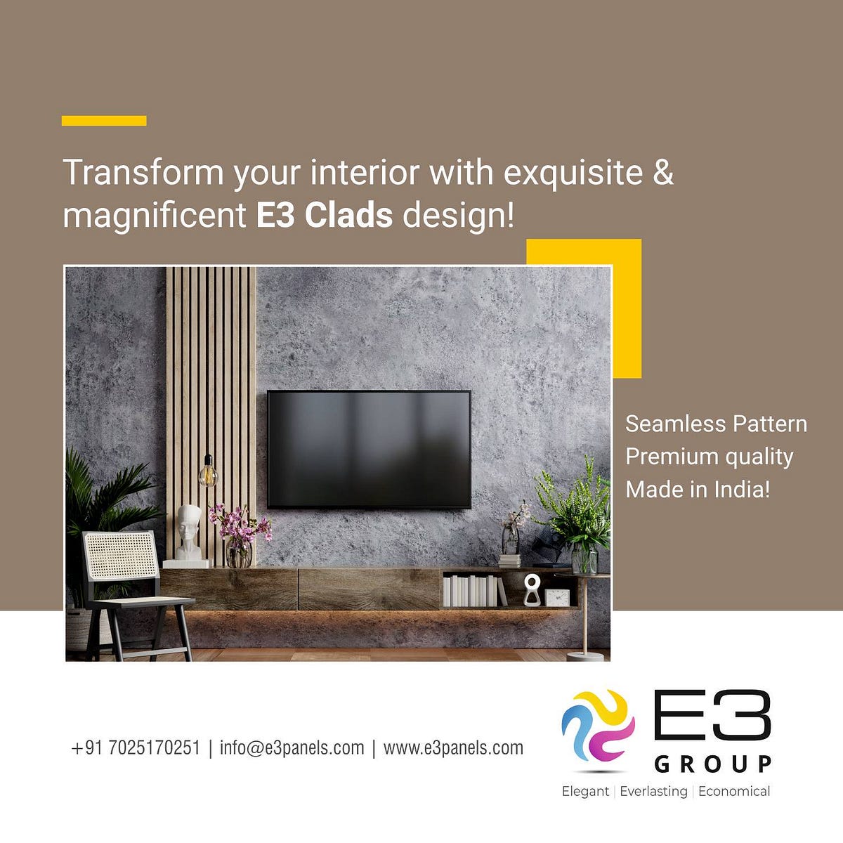 Give your space an exotic makeover with E3 clad wall panels. | by ...