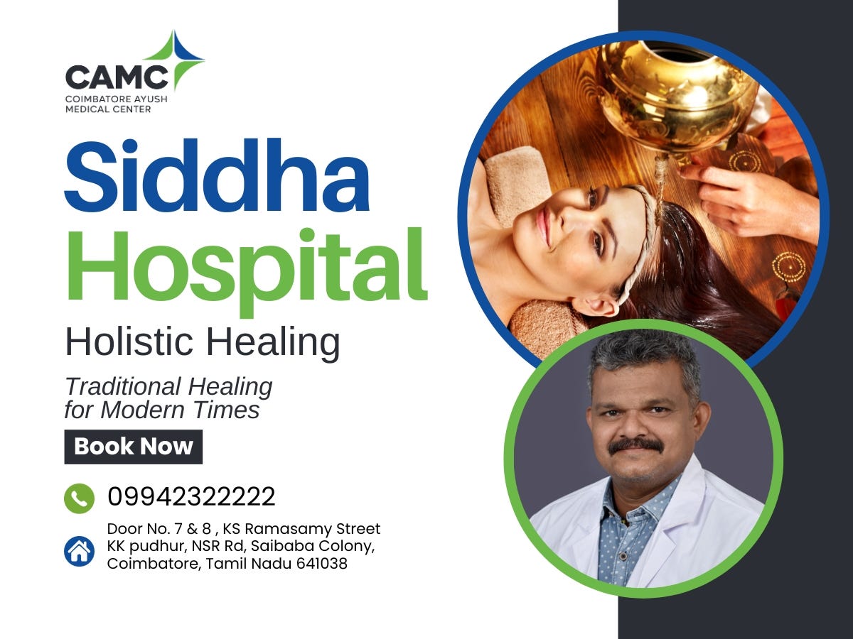 Top Siddha Hospital in Coimbatore | Coimbatore Ayush Medical Center ...
