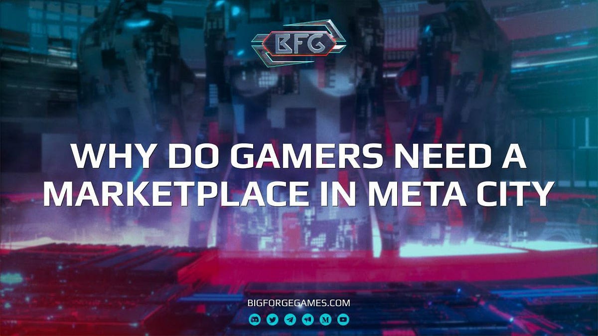 What can players buy or sell in Meta City? - BigForgeGames - Medium