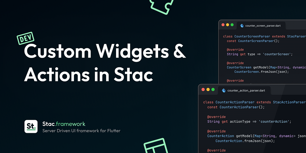 Building Custom Widgets & Actions in Stac | by Divyanshu Bhargava ...