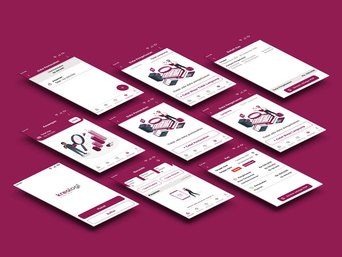 UX Case Study: Krealogi Apps — Cash Flow Feature | by Rizki Tulus ...