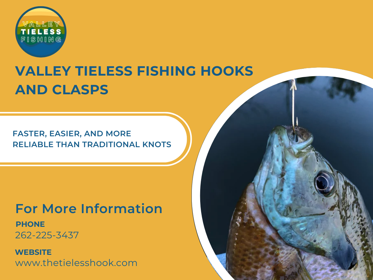 Valley Tieless Fishing Hooks and Clasps: Pioneering Simplicity in ...