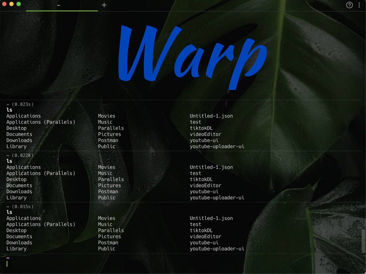 Warp: Mac OS Terminal for modern developers | Medium