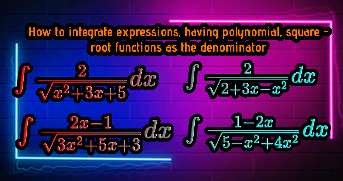3 integration methods in simple terms. How to integrate expressions ...