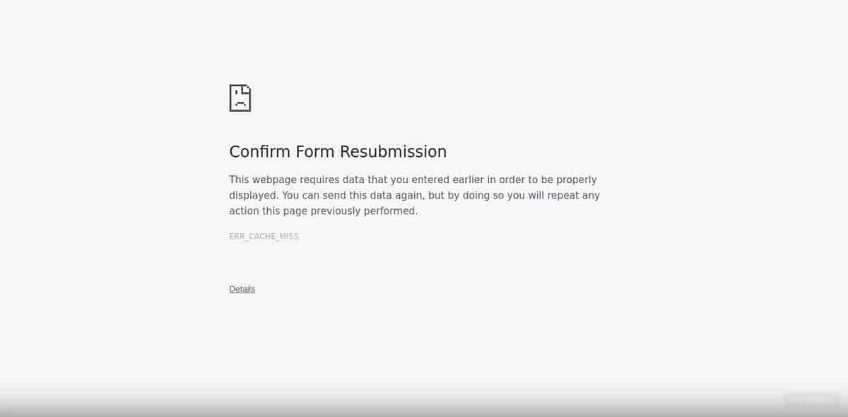 7 Fixes For The “Confirm Form Resubmission” Popup | by Margret Free | Medium