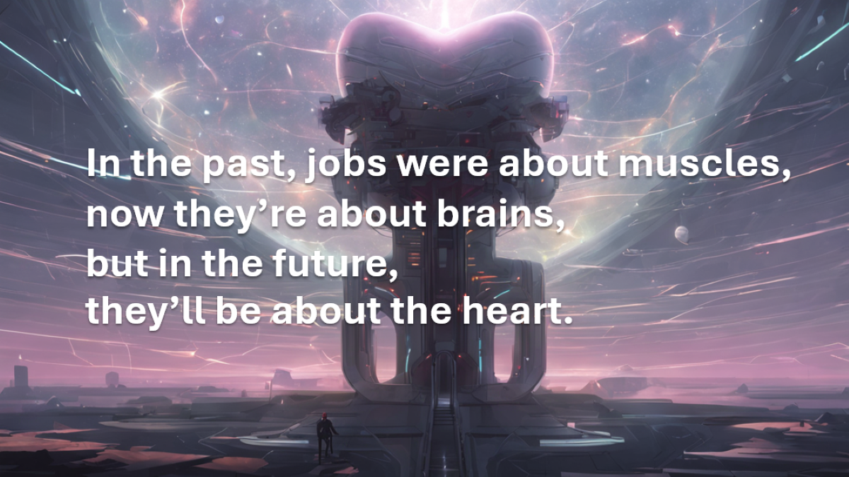 Building A Future of the Heart. AI is not about relationships, but it ...