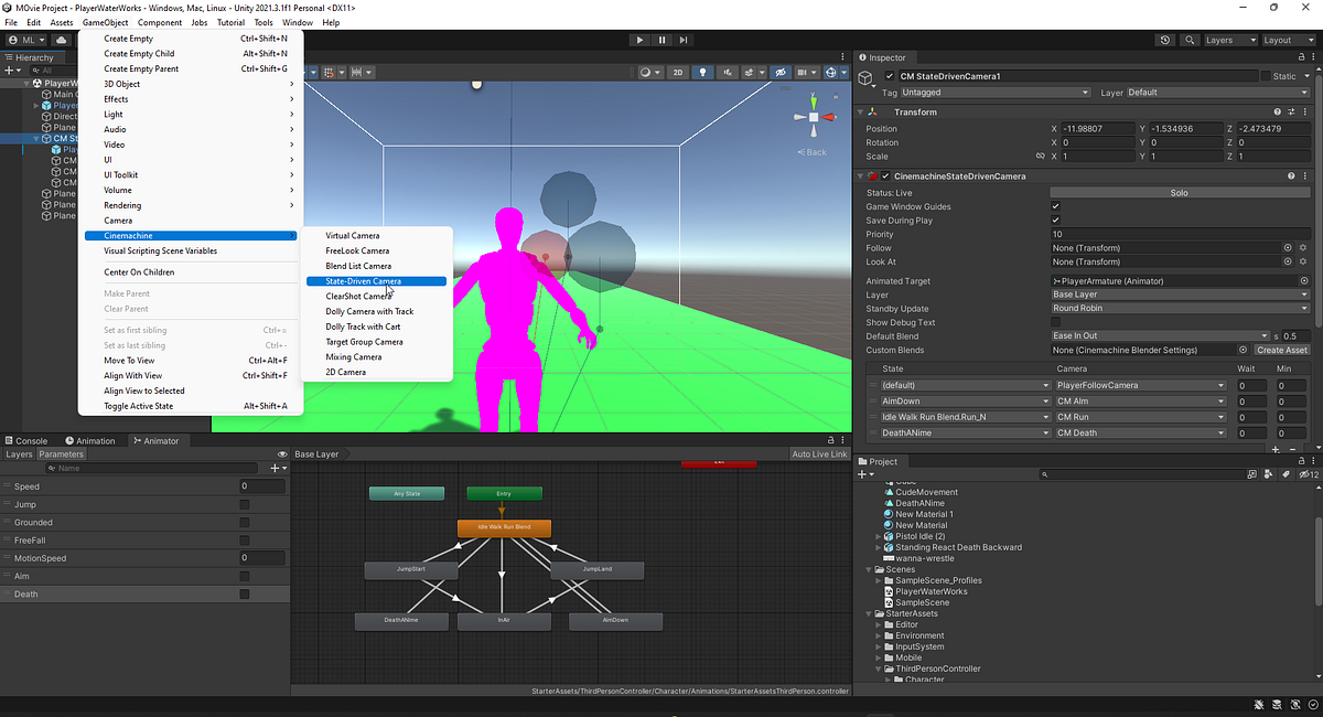 Switching Cameras Based on Animation States - Mario lopez - Medium