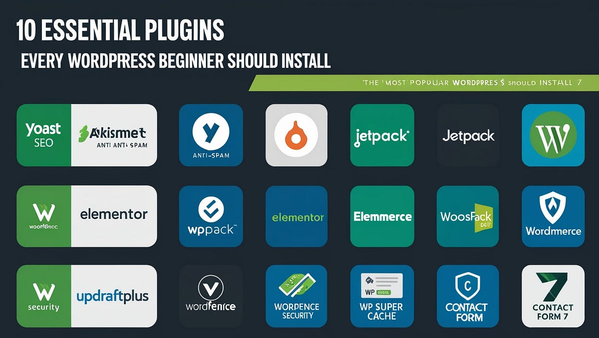 10 Essential Plugins Every WordPress Beginner Should Install | by tk.dev | Byte of Knowledge ...