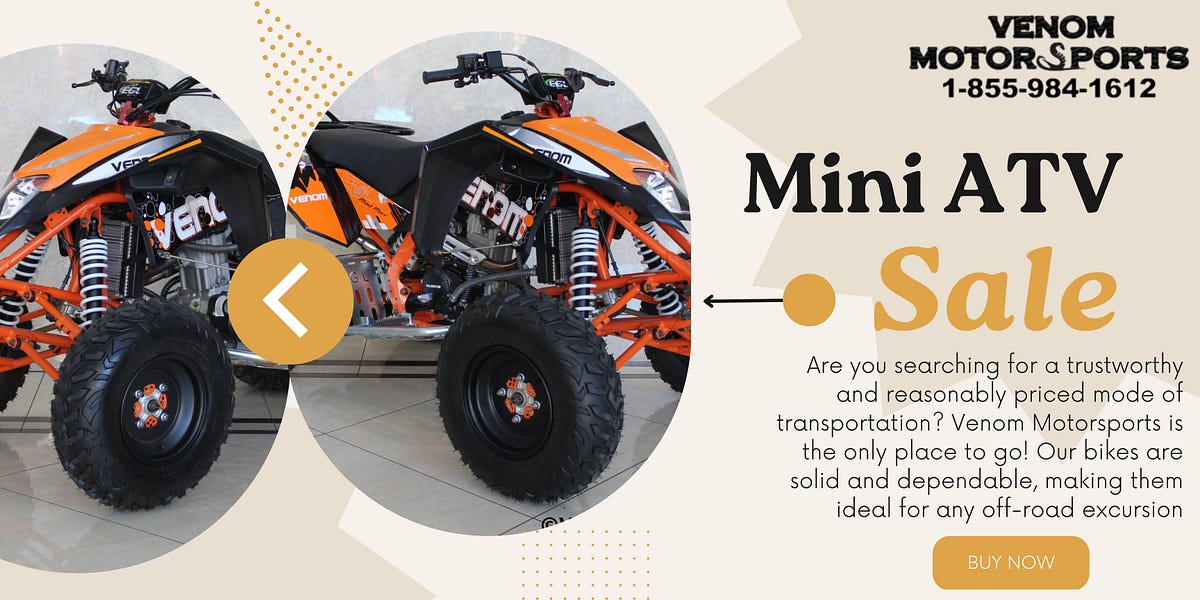 Best Mini ATV For Kids | Venom Motorsports - Venom Motorsports Canada ...