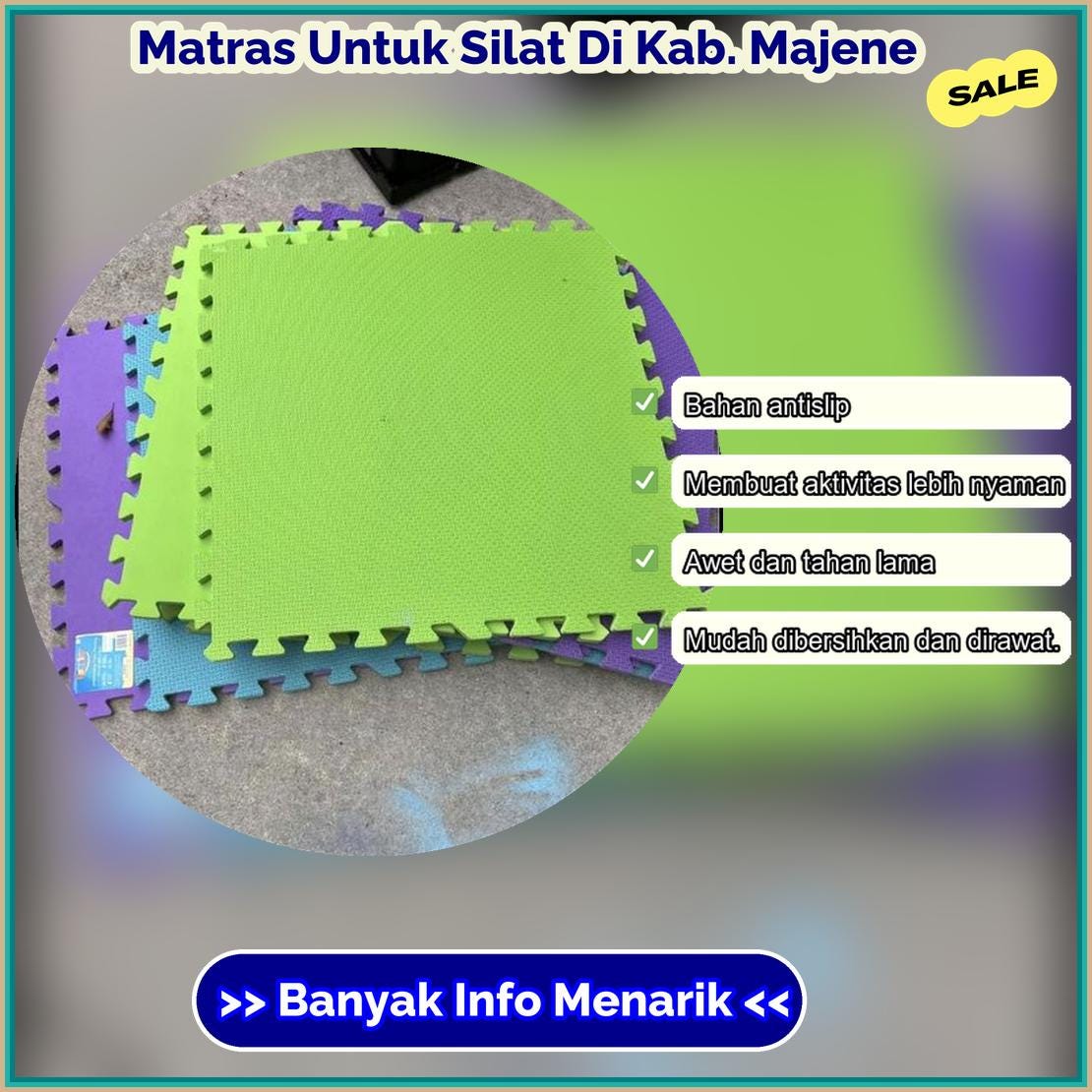 Matras Untuk Silat Di Kab Majene - Matras Gulat - Medium