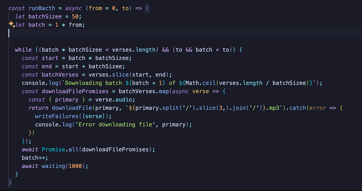Download Bulk file With node js. I encounter problem where i need to ...
