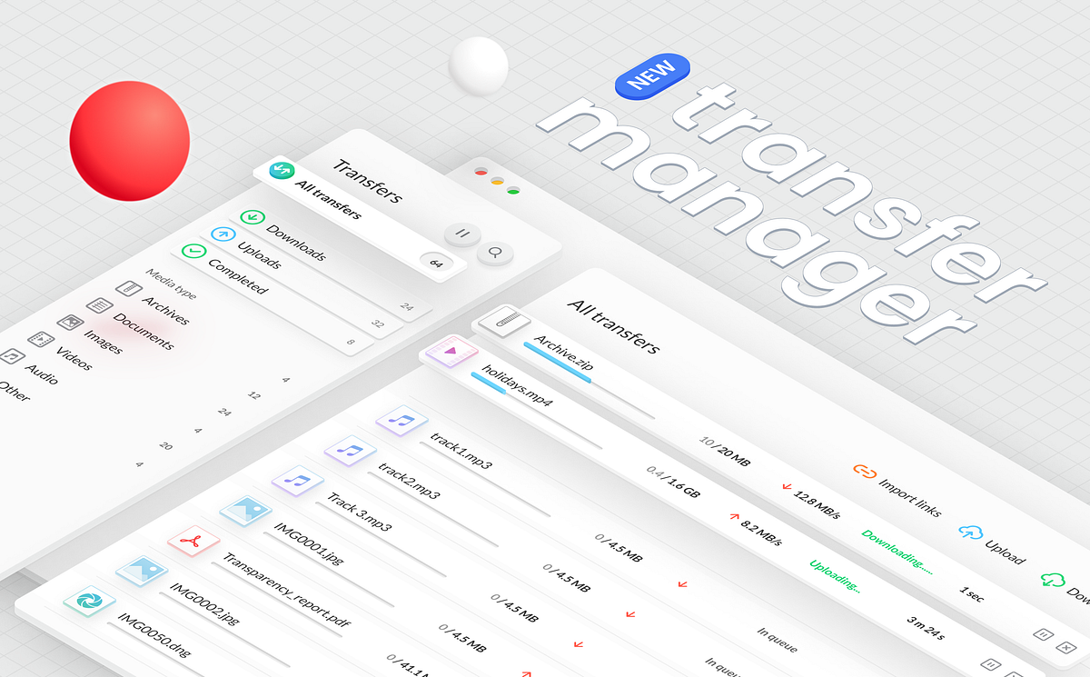 MEGA Desktop App gets a new transfer manager | by MEGA | Medium