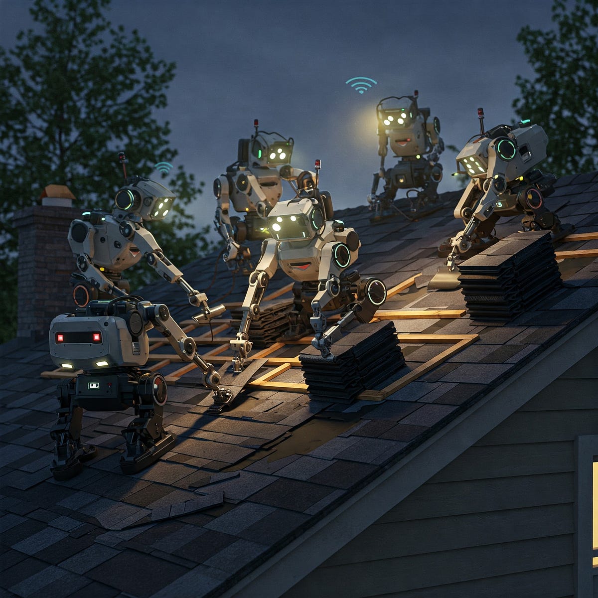 Robotic Roofers?. In my previous piece, I wrote about… | by Brent ...