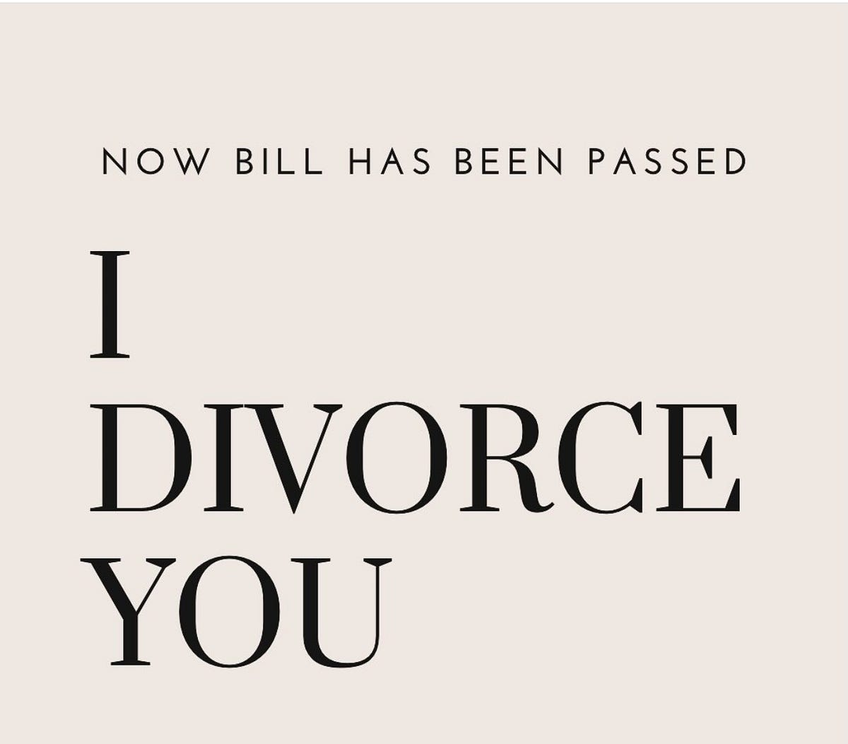 Are You Pro Divorce?. Note: **House approves absolute divorce… | by Life At 5AM by Mari Zhar ...