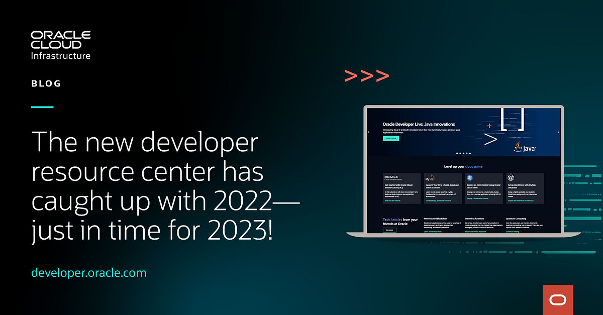 The New Developer Resource Center Has Caught Up with 2022 — Just In ...