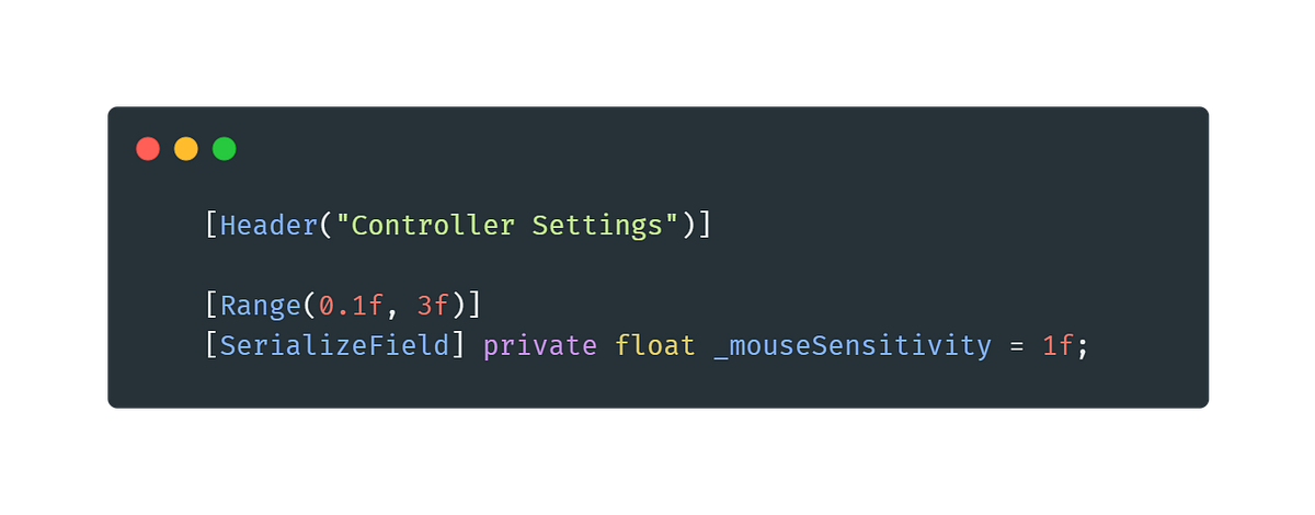 Quickie: Adding Mouse Sensitivity Options | by Marcus Ansley | Medium