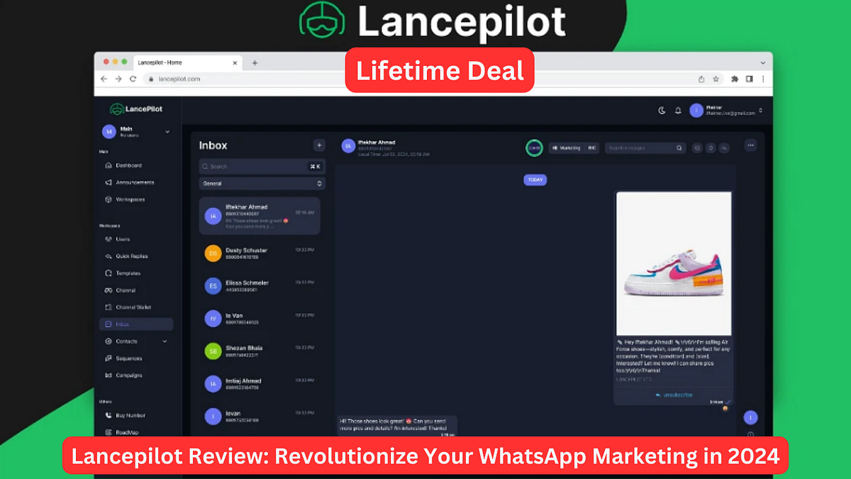 Lancepilot Review: Revolutionize Your WhatsApp Marketing in 2024 | by Lifetime Deal Review | Jul ...