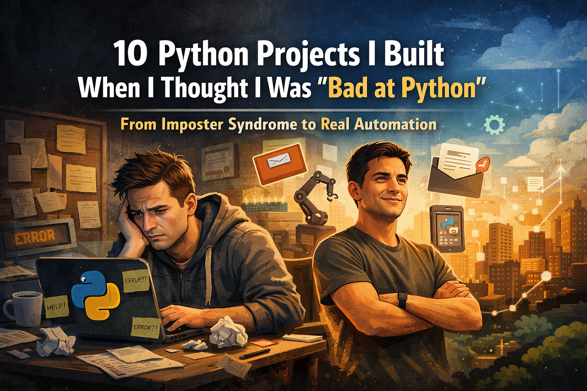 10 Python Projects I Built When I Thought I Was “Bad at Python” | by Muhummad Zaki | Top Python ...