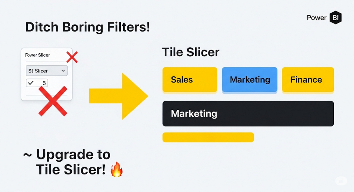 Tired of Basic Filters? Discover Power BI’s Tile Slicer for Stunning ...