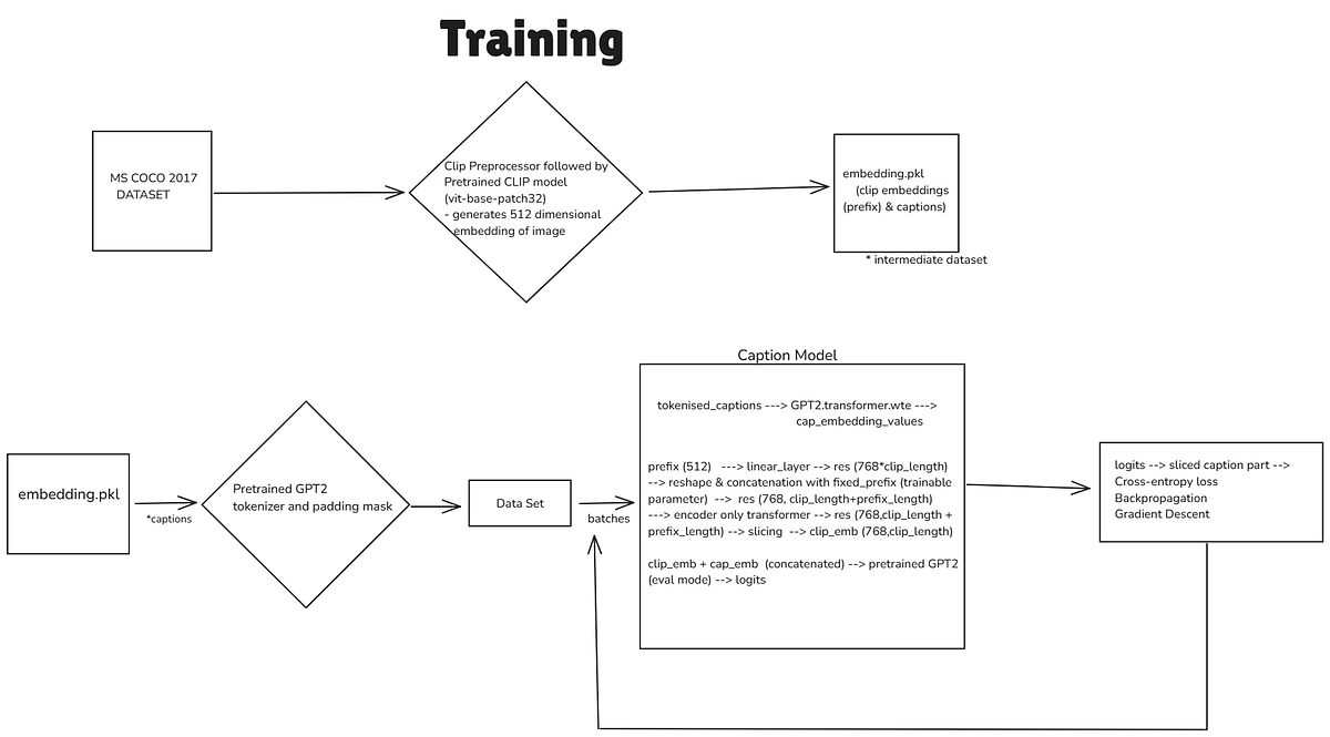 Implementing an Image-Caption Model !!! | by AyushSur | Jan, 2025 | Medium