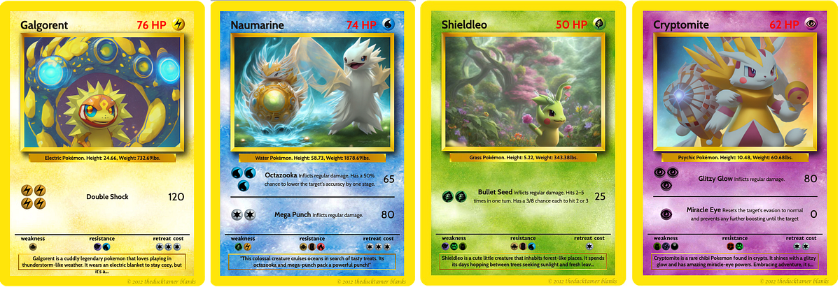 Generating Pokémon Cards From Scratch Using GPT and Stable Diffusion ...
