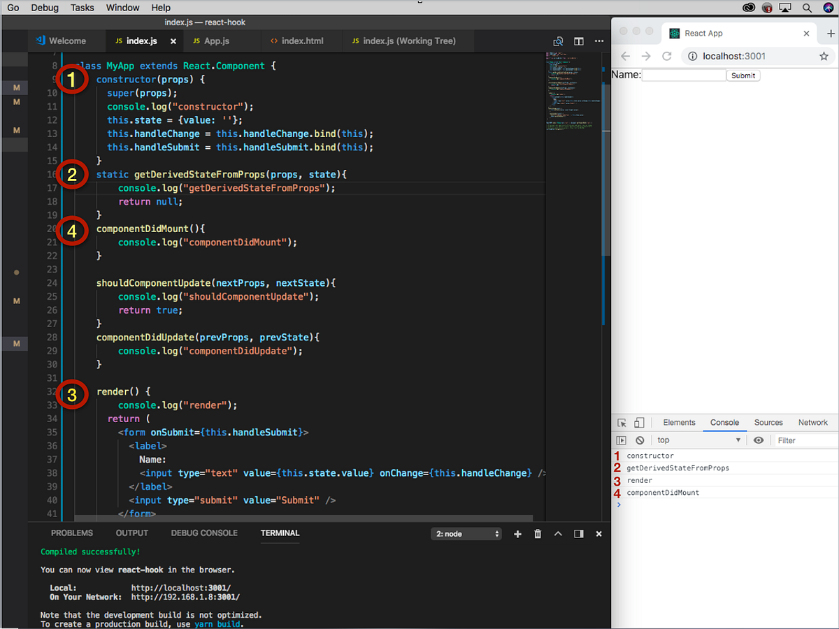 React Component Life Cycle Methods Execution Order (Quick Scan) | by avula neelima | Medium