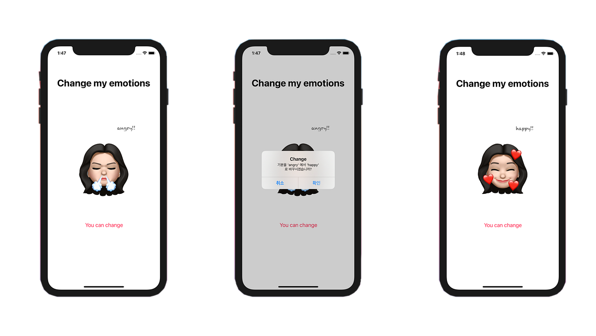 [Swift] UIAlertController 와 UIAlertAction 을 사용한 프로젝트 (2/2) | by Eunji Lee | @eunjios | Medium